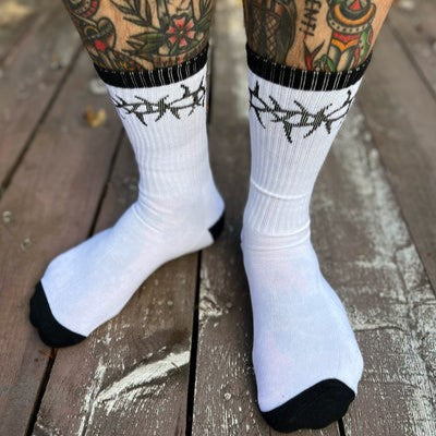 Barbed Wire Socks – FLAG Tattoo Supply